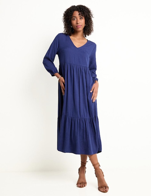 Vestido midi casual Week by weekend para mujer 1