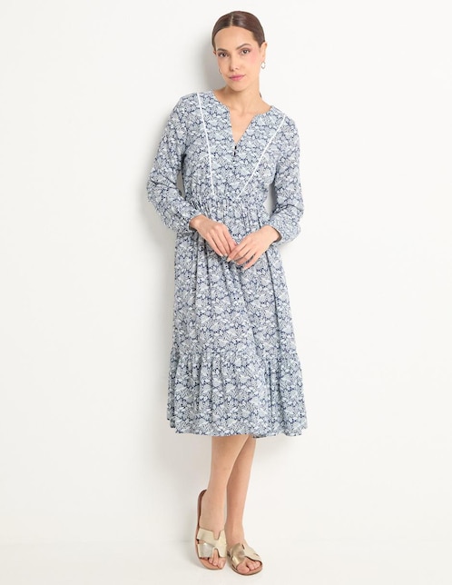 Vestido midi casual Week by weekend para mujer 1