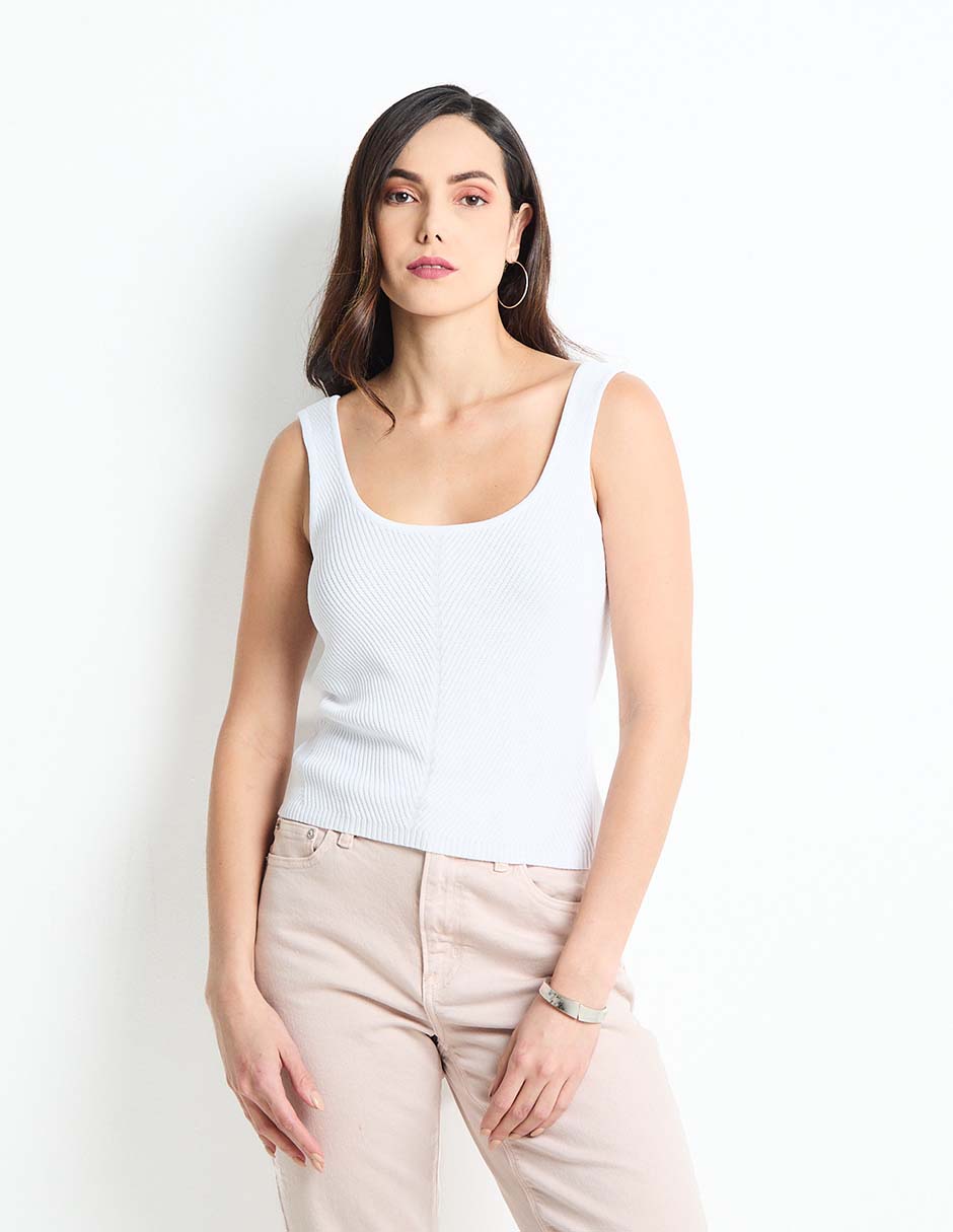Blusa Week by Weekend sin manga para mujer