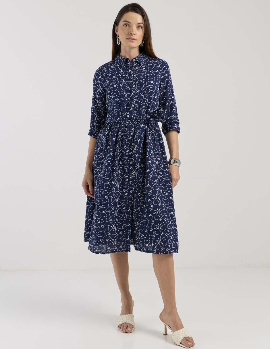Vestido midi casual Week by Weekend para mujer