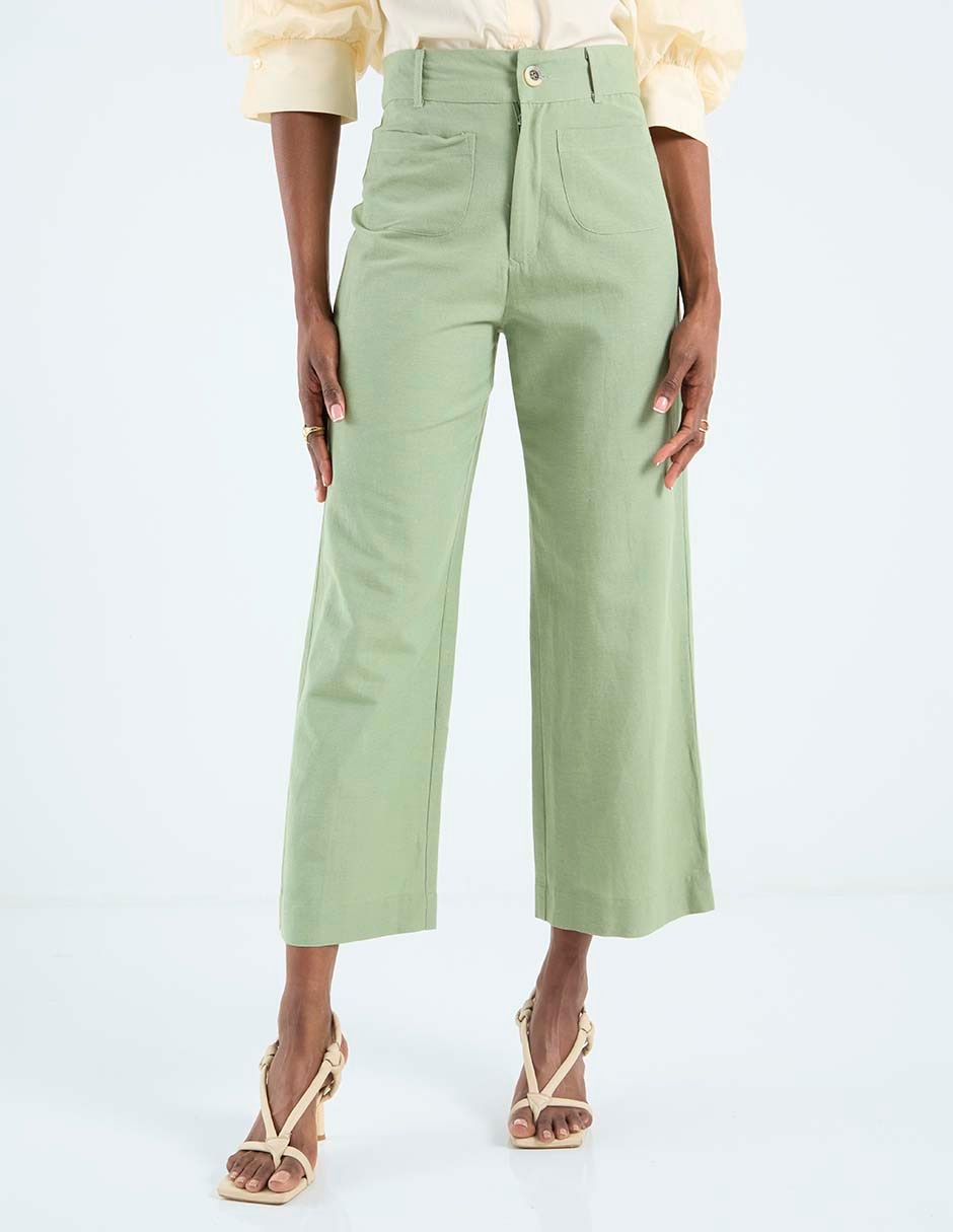 Pantalón coulotte Week by Weekend amplio para mujer